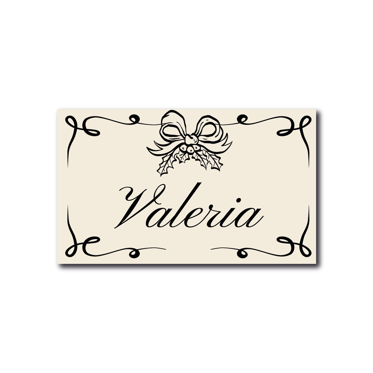 Name Tag Flip Card – Entre Letras